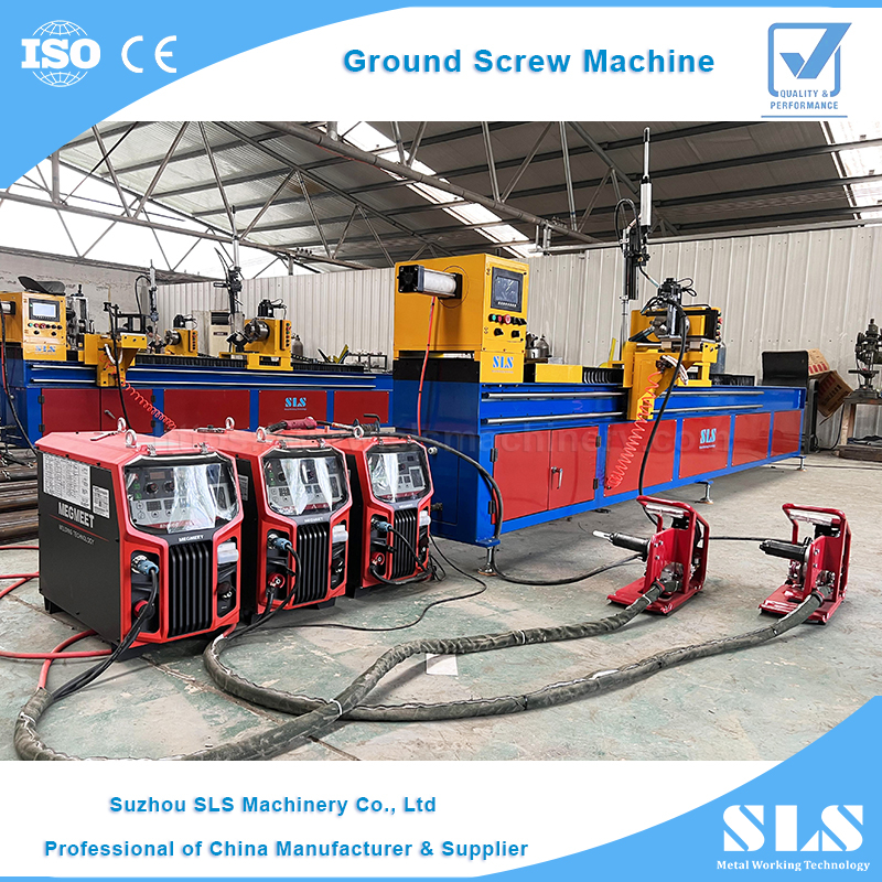 Ground Screw Pile Making Production Line - Automatic Spiral Welding ...
