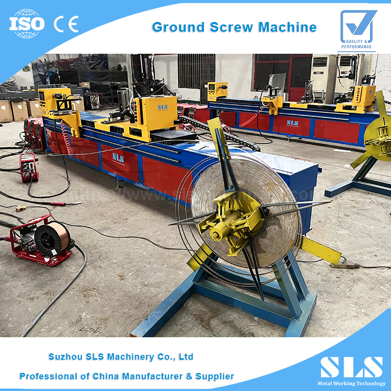 Ground Screw Pile Making Production Line - Automatic Spiral Welding ...