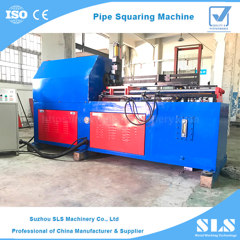 TS-50X50Y Type Semi-auto Metal Round Pipe Pressure Taper Cone Square ...