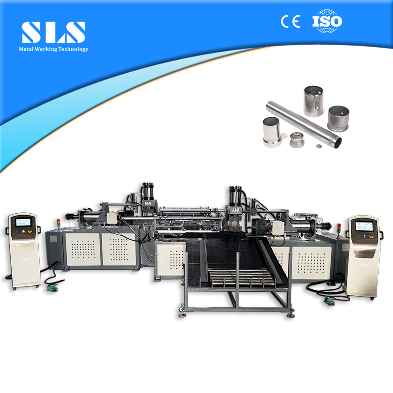 Fully Automatic CNC Double Heads Tube End Forming Machine 3 Station for ...