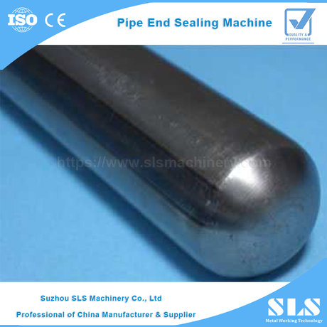RF Heating Tube End Roll Closing Machine / Metal Steel Pipe End Sealing ...