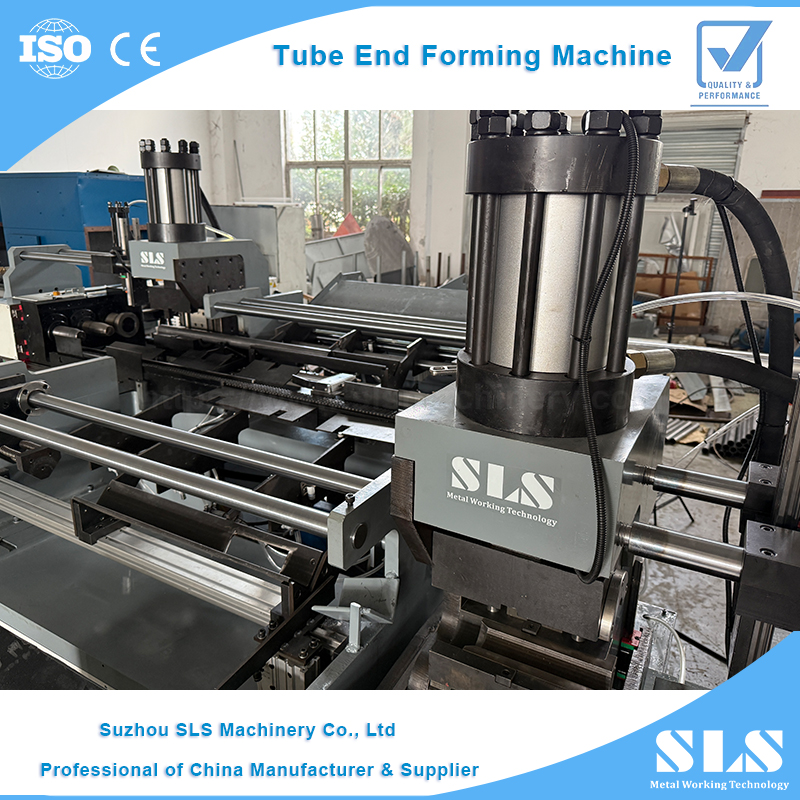 Fully Automatic CNC Double Heads Tube End Forming Machine 3 Station for ...